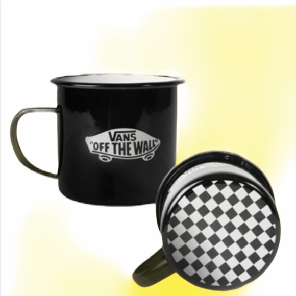 Vans | Other | Vans Family Custom Mug Checkerboard Black 2 Oz | Poshmark